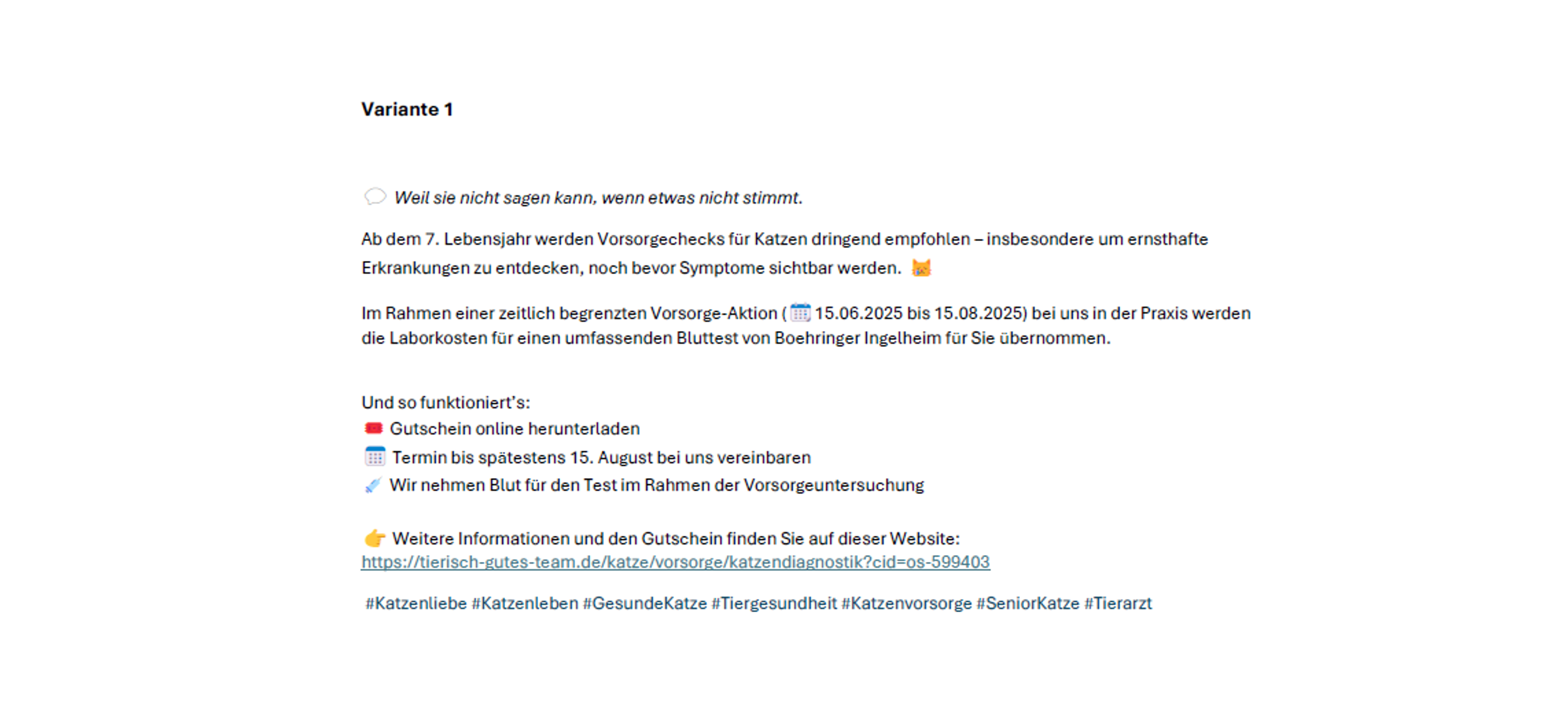 Katzendiagnostik Download-Vet – Boehringer Ingelheim Vetmedica