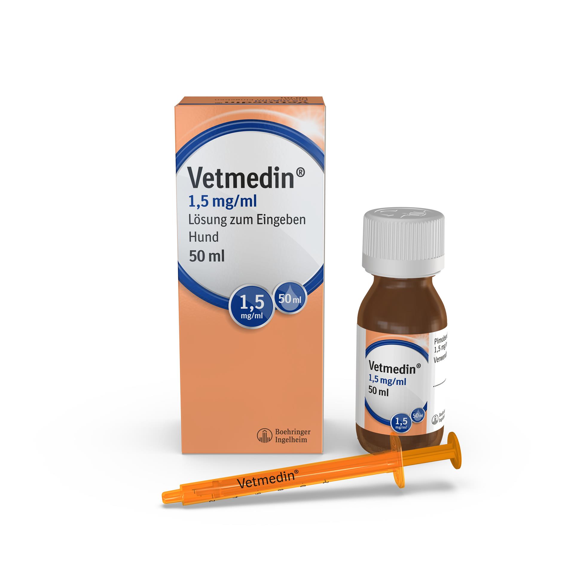 Vetmedin® Orale Lösung 1,5 mg/ml – Vetmedica